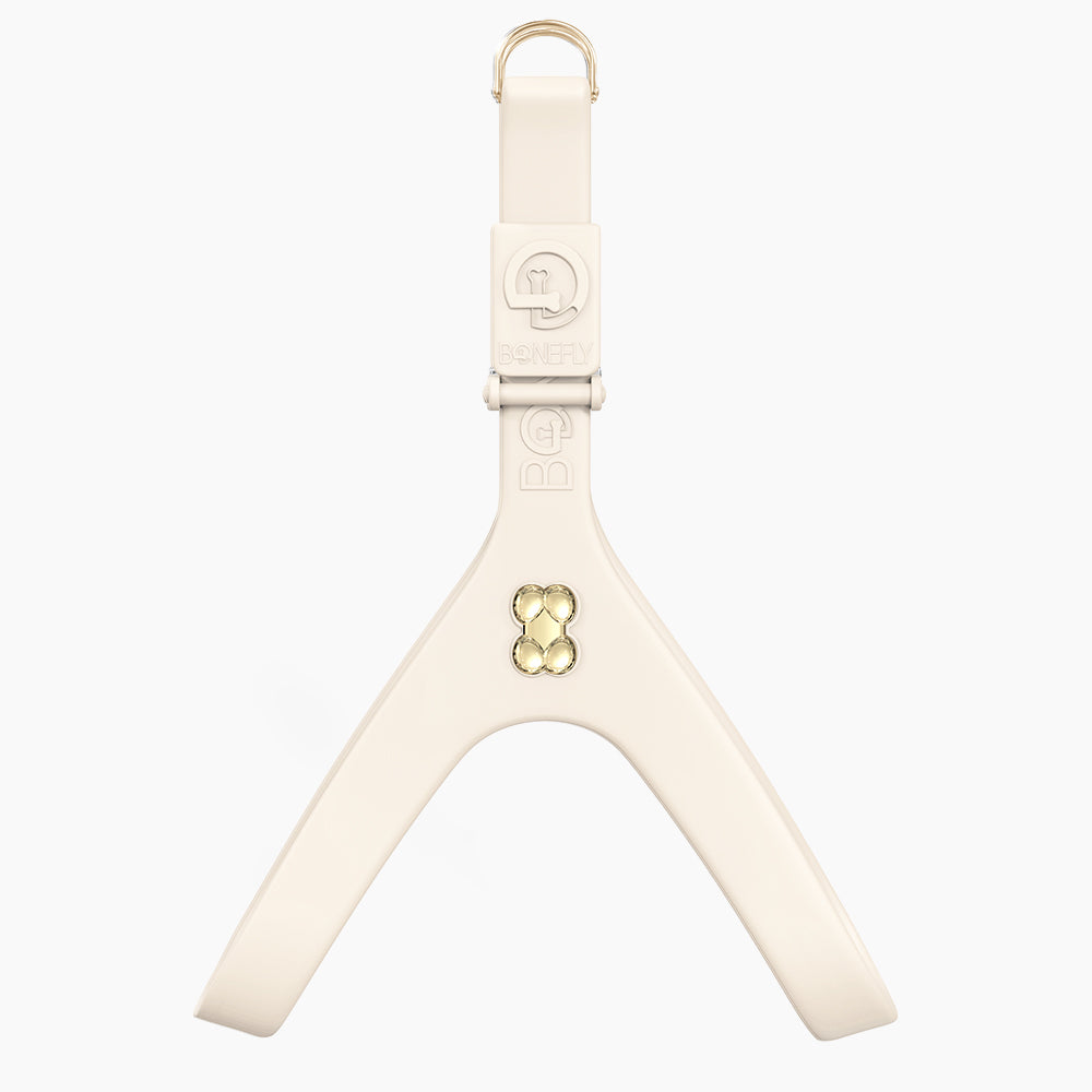 Boneflex Harness Ivory Gold Bones